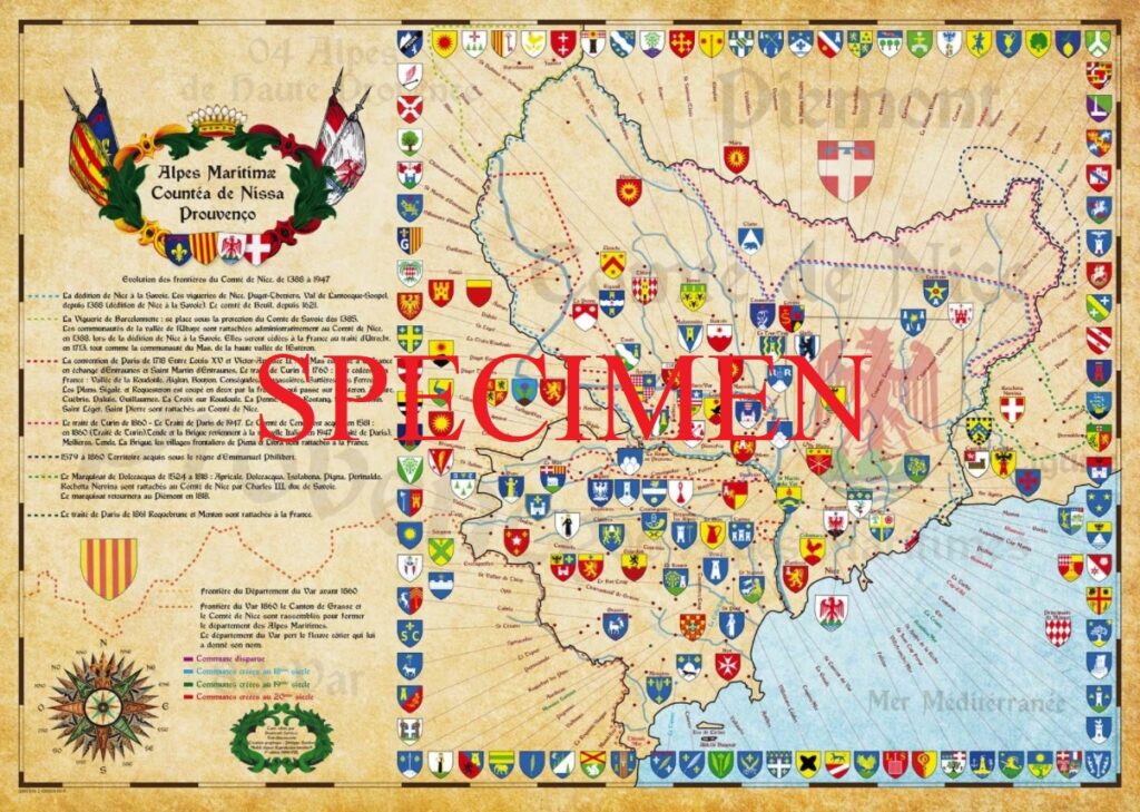 Carte du Comté de Nice - Fédération des Associations du Comté de Nice ...